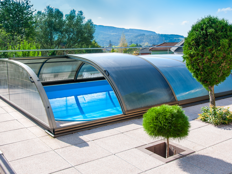 Välja pooltak - Miami Pool - Semester hemma